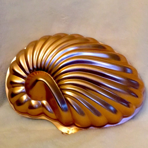Kitchen | 1 Or 320 Vintage Copper Color Jello Mold Baking Pan Sea Shell ...